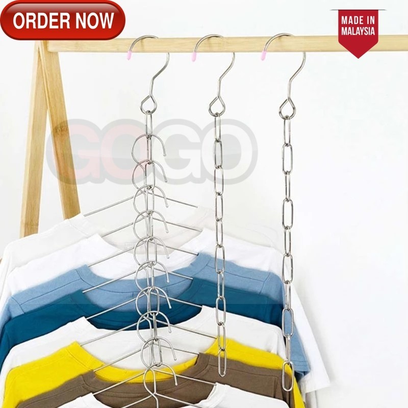 GG Multifunctional Stainless Steel Storage Hanging Chain Hook ...
