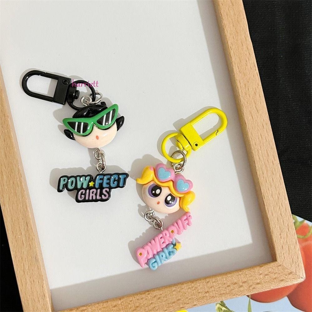 HARRIETT Buttercup Keyring, Hyper-Blossom Bubble The Powerpuff Girls ...