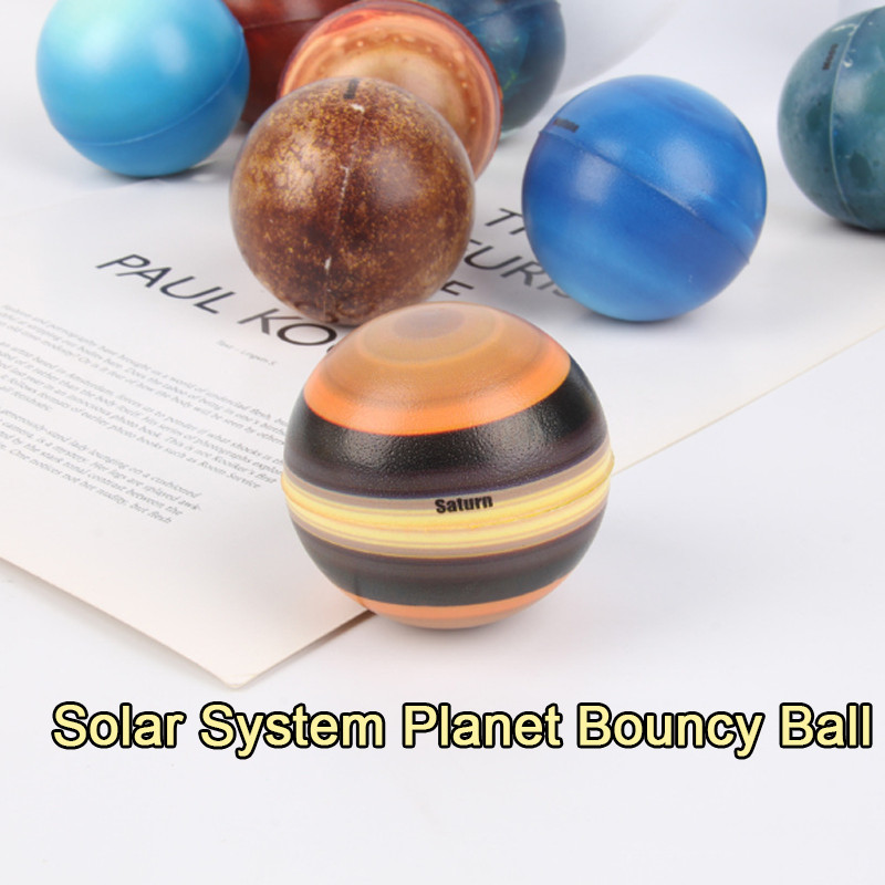 Solar System Stress Ball Eco-friendly PU Educational Anti Stress Solar ...