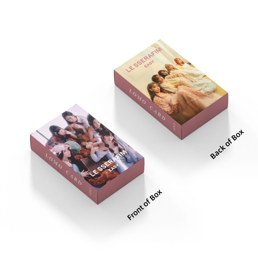 55pcs/box LE SSERAFIM 3rd Mini Album EASY Photocards Lomo Cards SAKURA ...