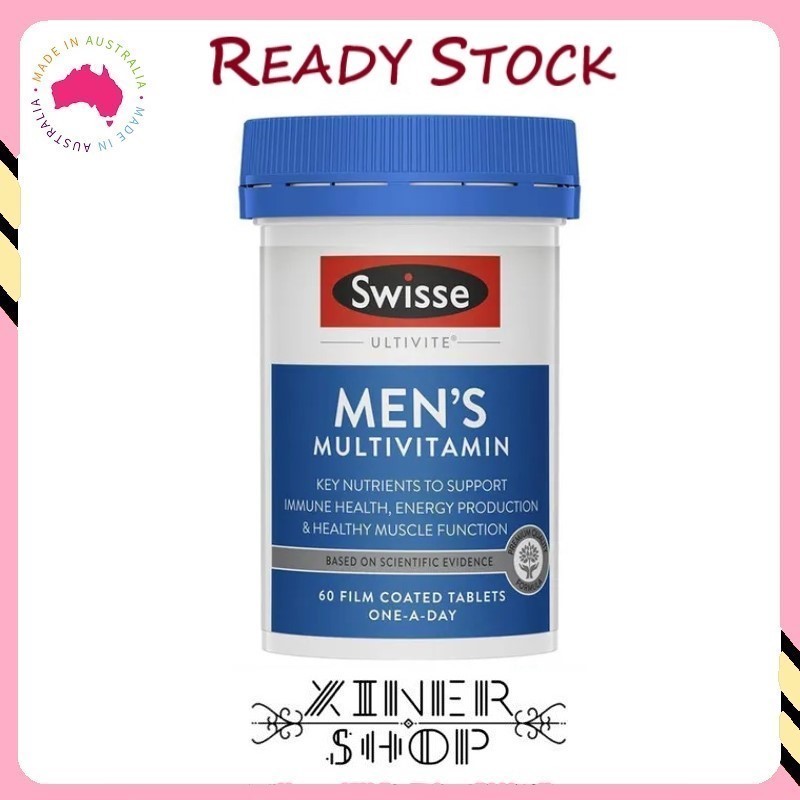 [Ready Stock EXP 10/2026] Swisse Men's Ultivite Multivitamin ( 60 Tablets )( Made In Australia ...