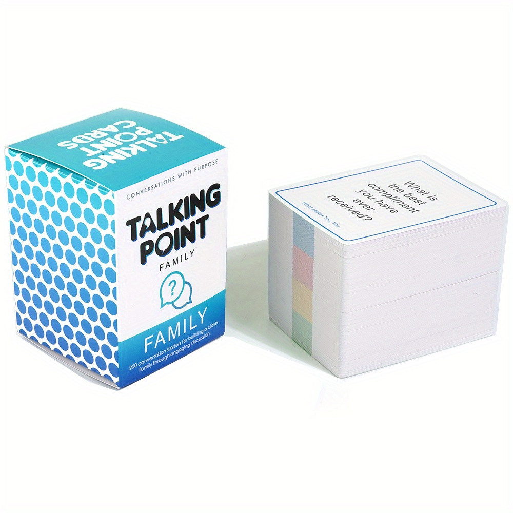 200 Family Conversation Cards - Put Down The Phones & Connect with Your ...