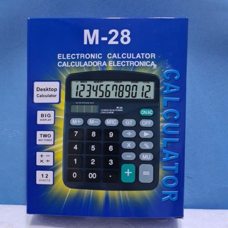 Casio M-28 ELECTRONIC CALCULATOR | Shopee Malaysia