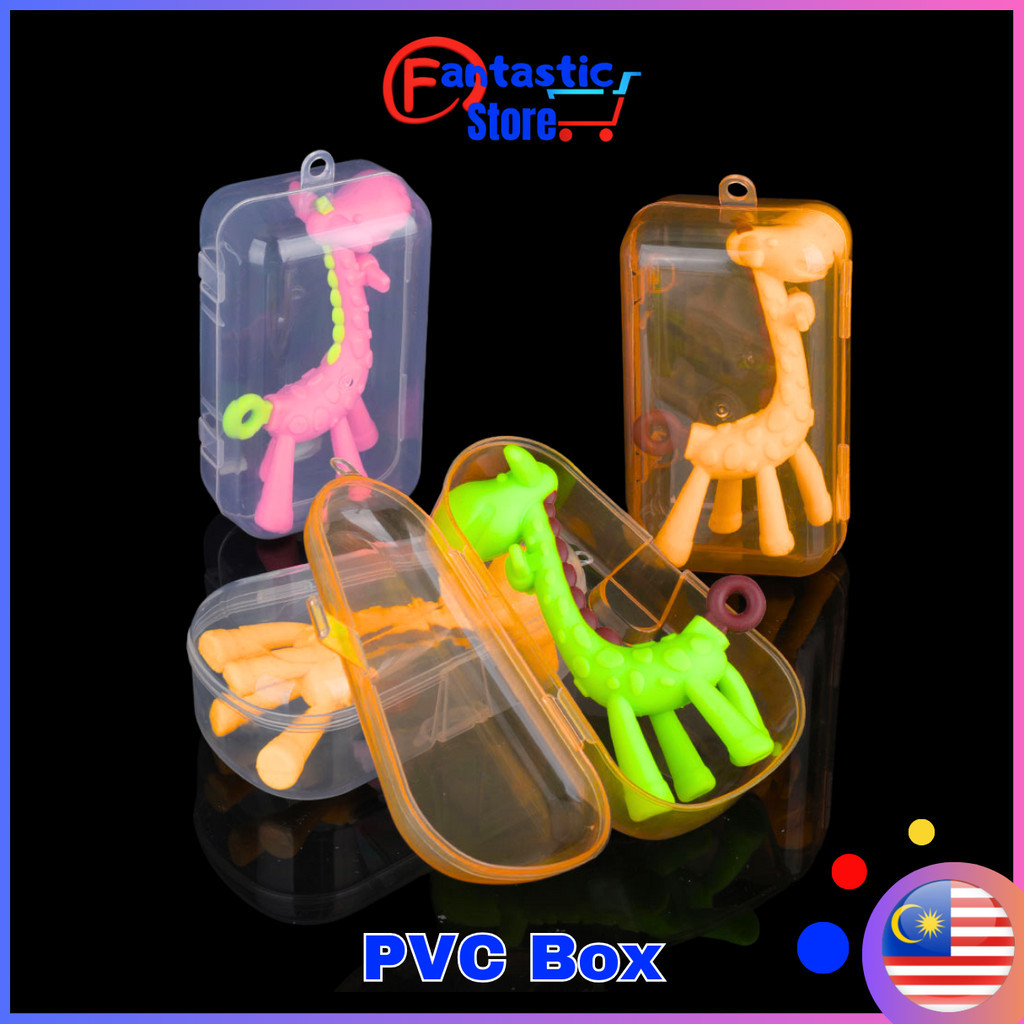Baby Teether Storage box Bekas Puting Teether PAcifier case transparent ...