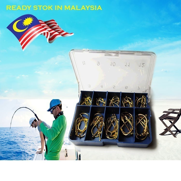 Carbon Steel Japanese Fishing Hook/mata kail (70 Pcs) | Shopee Malaysia