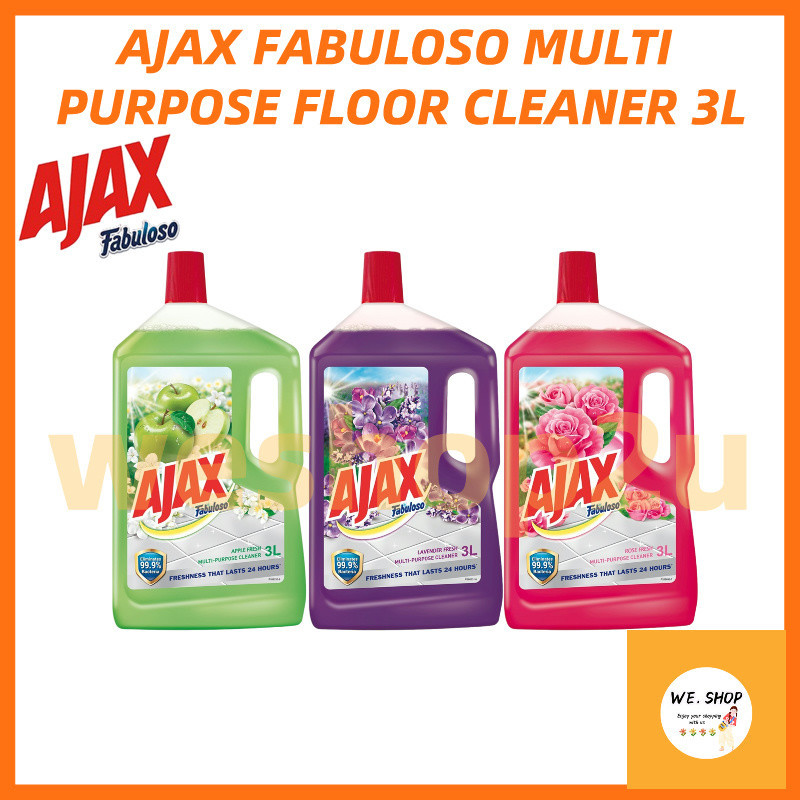 (LIVE)~~Ajax Fabuloso Multi Purpose Floor Cleaner 3L Eliminates 99.9% ...
