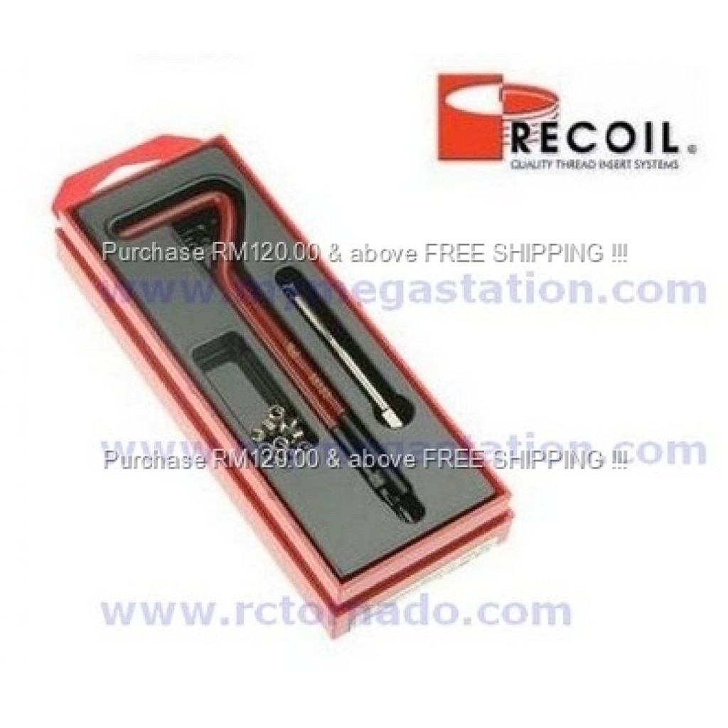 Recoil Thread Repair Kit For M4 Threads 0.7mm Pitch and 10 Inserts ...
