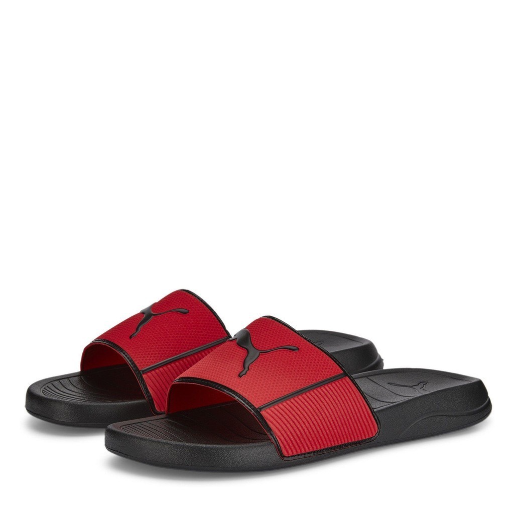 Puma Mens Popcat 20 Shower Mens Slide Sandals (Red/Puma Black) - Sports ...