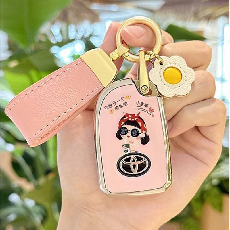 TOYOTA car key cover holder TPU caseCorolla cross Camry Rav4 Highlander ...