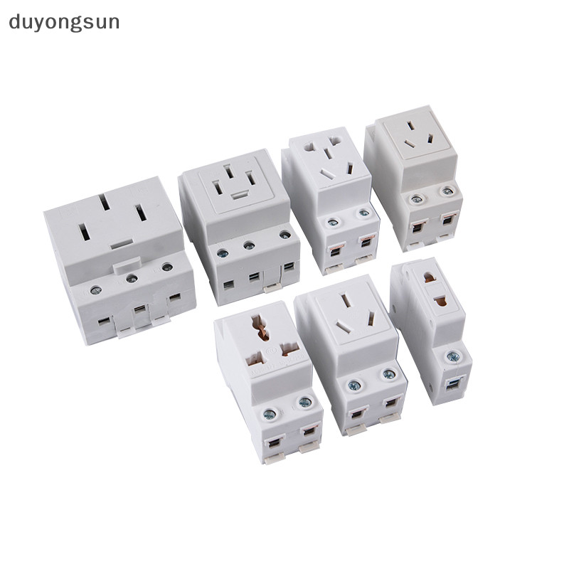 (duyongsun) AC30 EU And AU Type 35mm DIN Rail Mount AC Power 10A 16A 25A 250V 440V 2/3/4/5 Pin ...