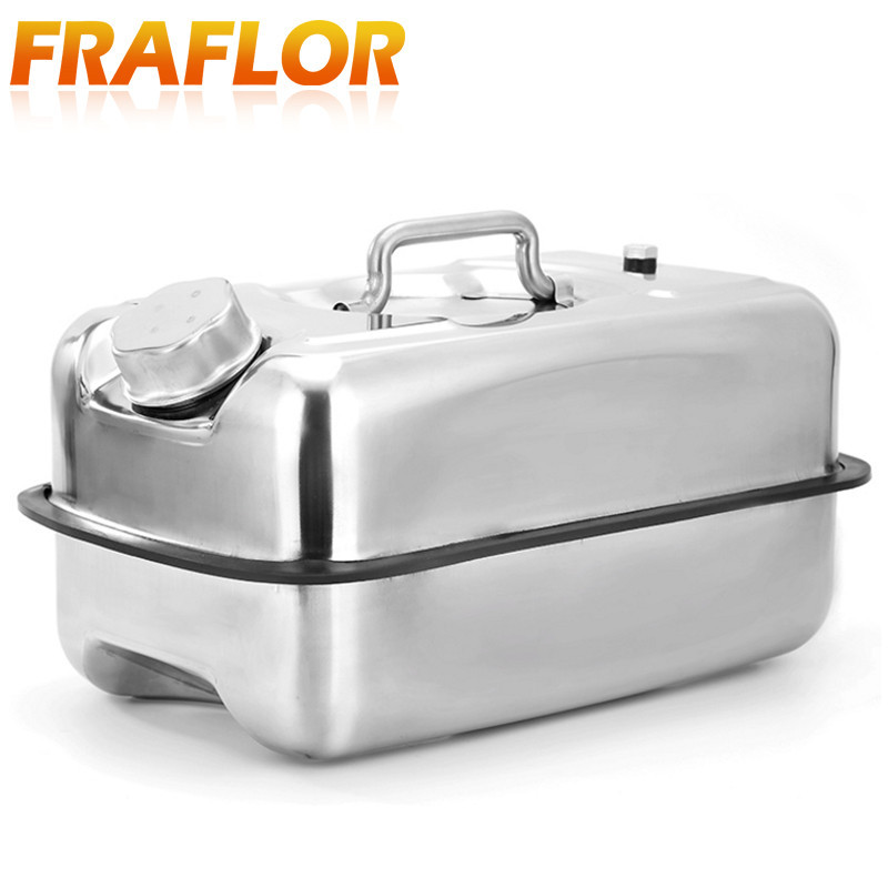 5L10L 20L Liters 304 Stainless Steel Jerry Can Fuel Tank Petrol ...