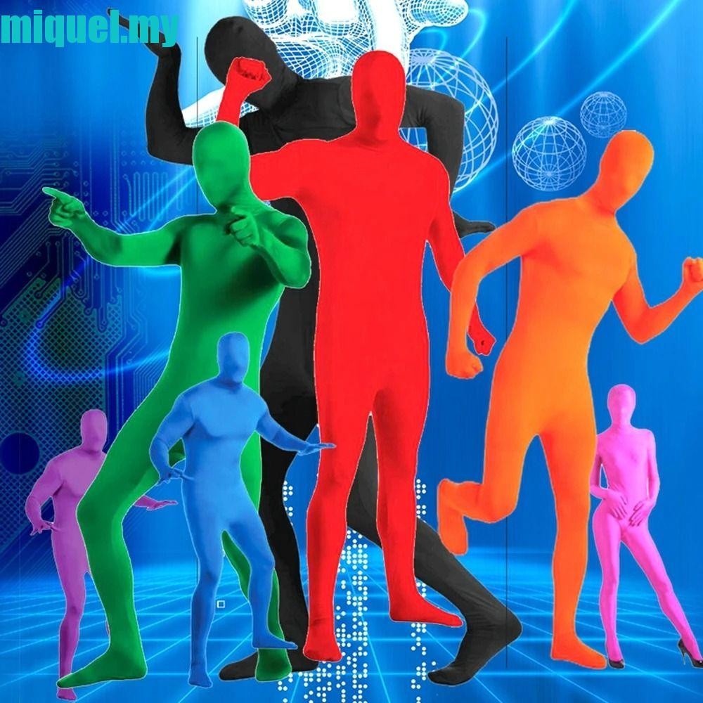 MIQUEL Kid Adult Zentai, Invisibility Cloak Spandex Suit Full Body Suit ...
