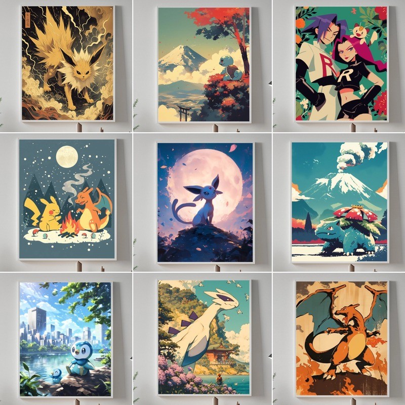 Umbreon Pokemon, Anime Poster, High Quality, Printable Wall Art ...