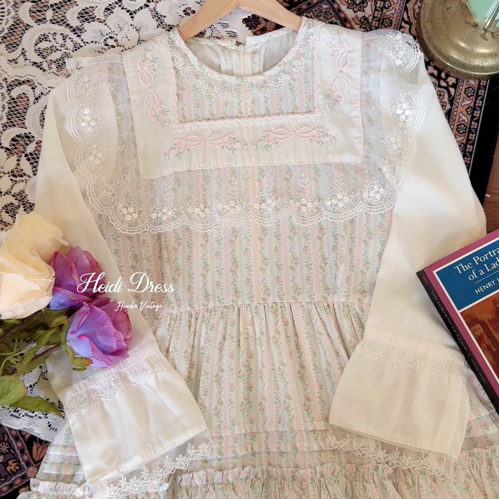 Himeka Vintage - Heidi Raya Dress (special pattern) - Emboridery Dress ...