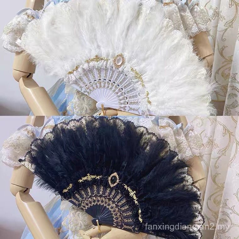 [1217 People Praise] Classical New Style Retro Oversized Fan Fan Lolita ...