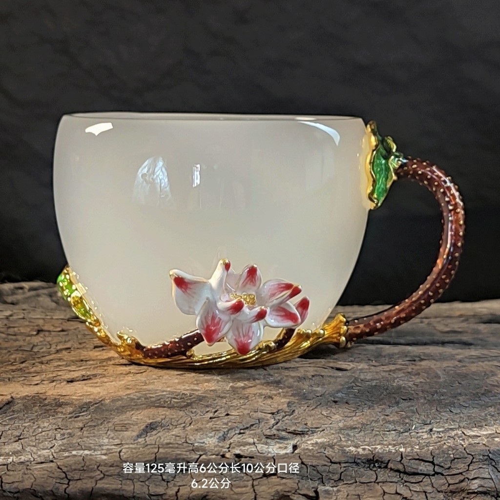 [2865 Person Collection] Glazed Hand-Painted Enamel Colorful Lotus Tea ...