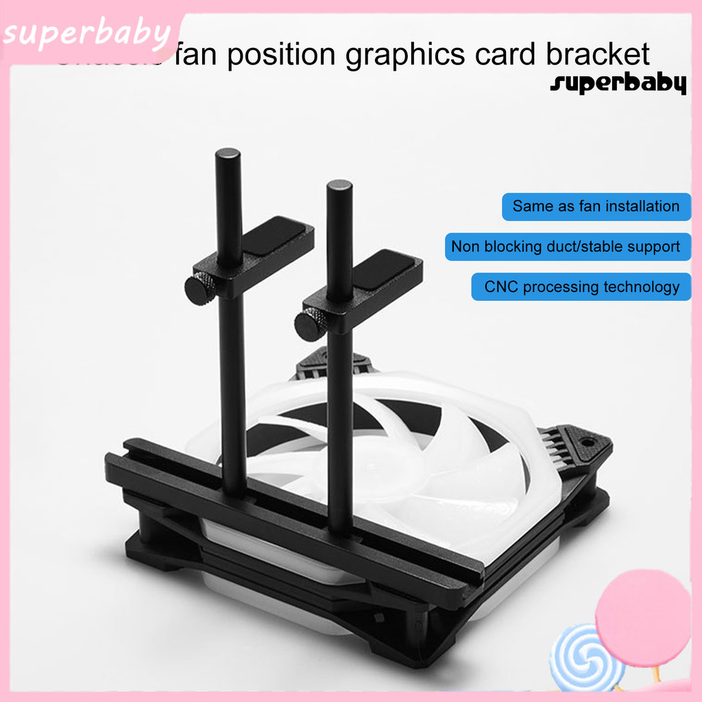 [superbaby.]Graphics Card Bracket Adjustable Aluminum Alloy Graphics Card Holder GPU Stand for ...