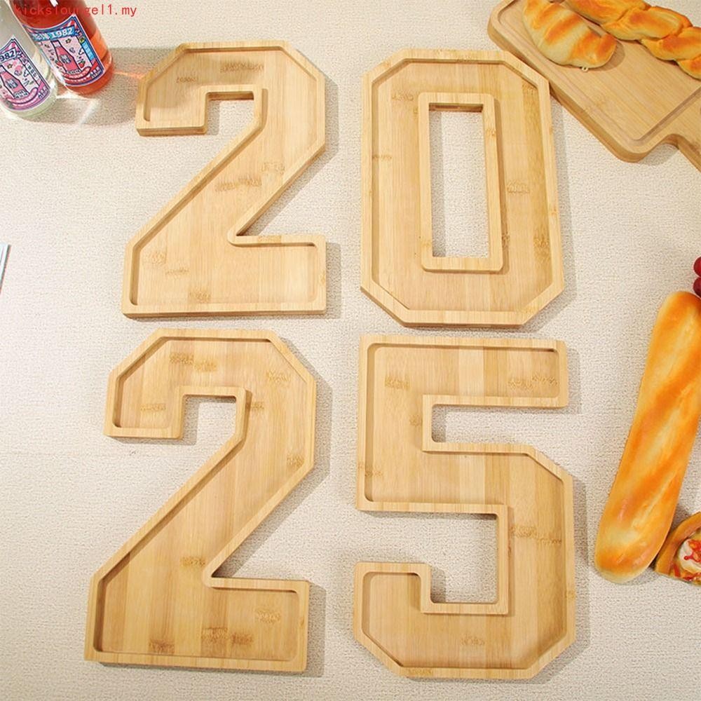 KICKSLOUNGEL Wooden Number Charcuterie Board, Large Fillable Wood ...