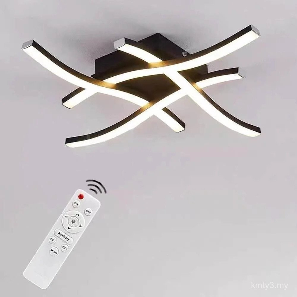 Cross-border led Ceiling Lights Entrance Hallway Lights Four-Prong Wave ...
