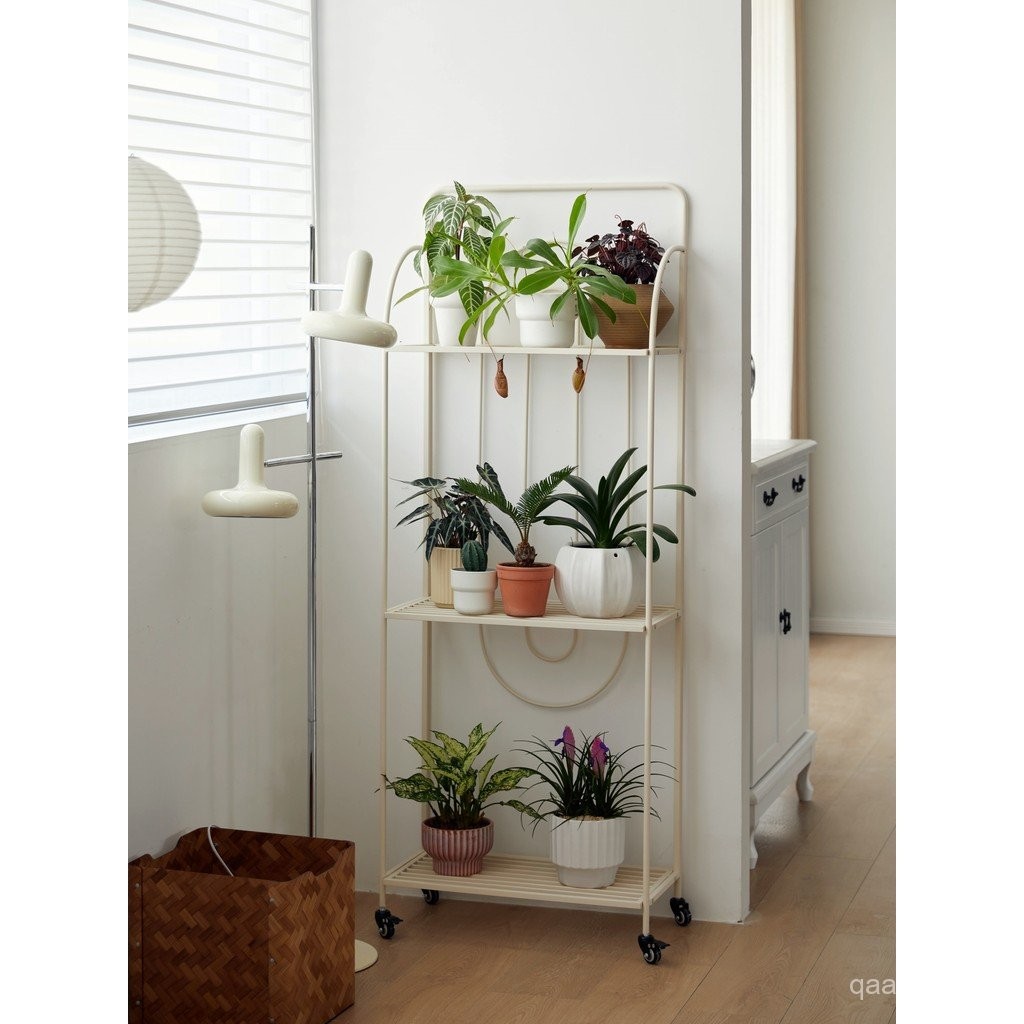 Flower Shelf Living Room Floor-standing Interior Decoration Rack ...