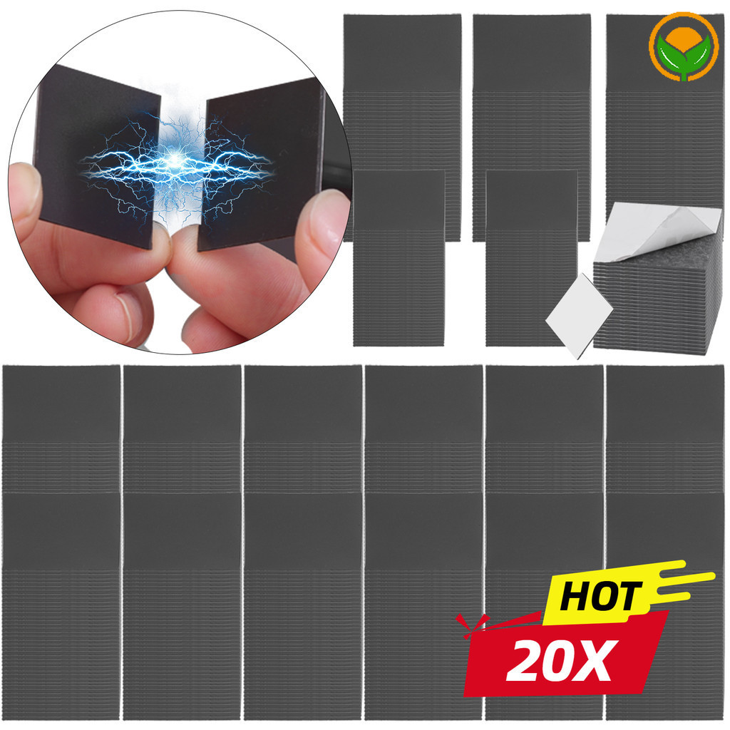 20Pcs Square Self-adhesive Soft Flexible Office Teaching Whiteboard ...