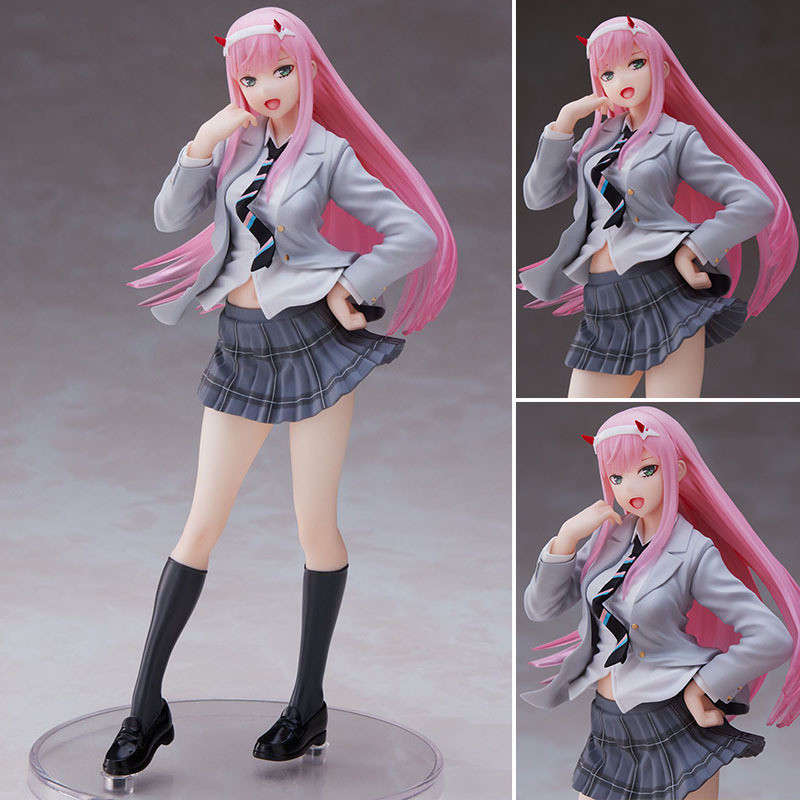National Team 02 Zero Two JK School Uniform Cartoon Anime Model ...