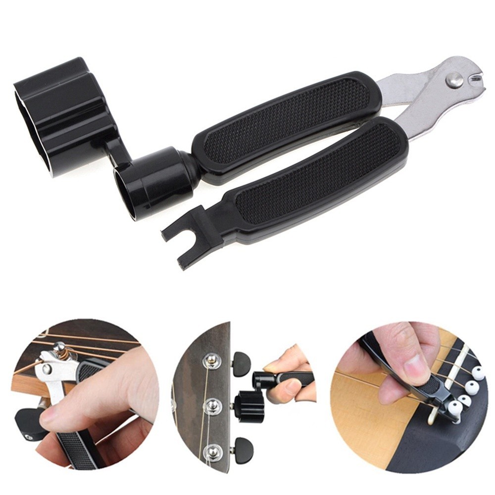 3 in 1 Versatile Guitar Winder String Cutter Pin Puller for Classic ...