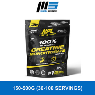 NPL Creatine Monohydrate (Unflavored) - Muscle Strength, Post & Pre ...