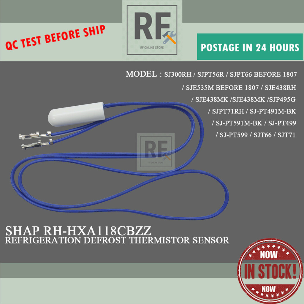 SHARP REFRIGERATOR DEFROST SENSOR RH - HXA118CBZZ ( 3.9K ) / SENSOR ...
