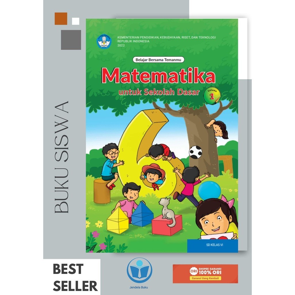 Mathematics Student Package Book Volume 1 Grade 6 SD Latest Independent ...