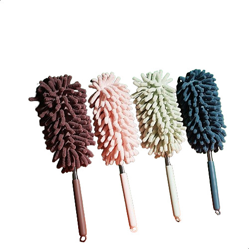 Mini Chenille Dusting Duster Retractable Bendable Feather Duster ...