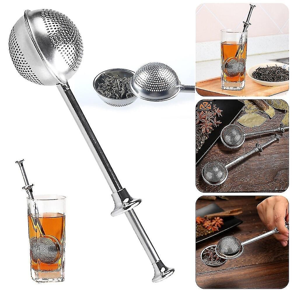 Ball Tea Filter Infuser | Telescopic Tea Stainer Spherical Tea ...