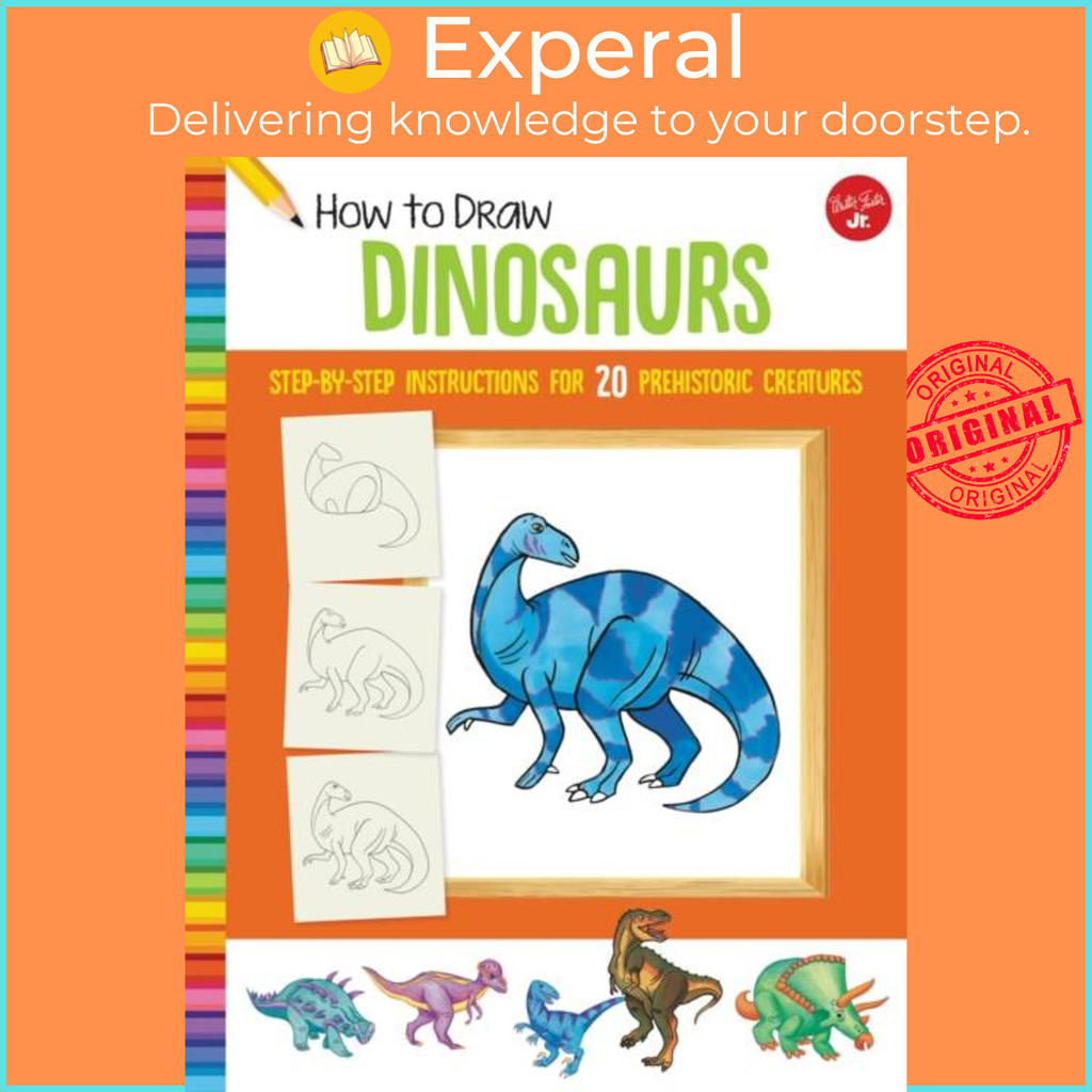 [English - 100% Original] - How to Draw Dinosaurs - Step-by-step ...