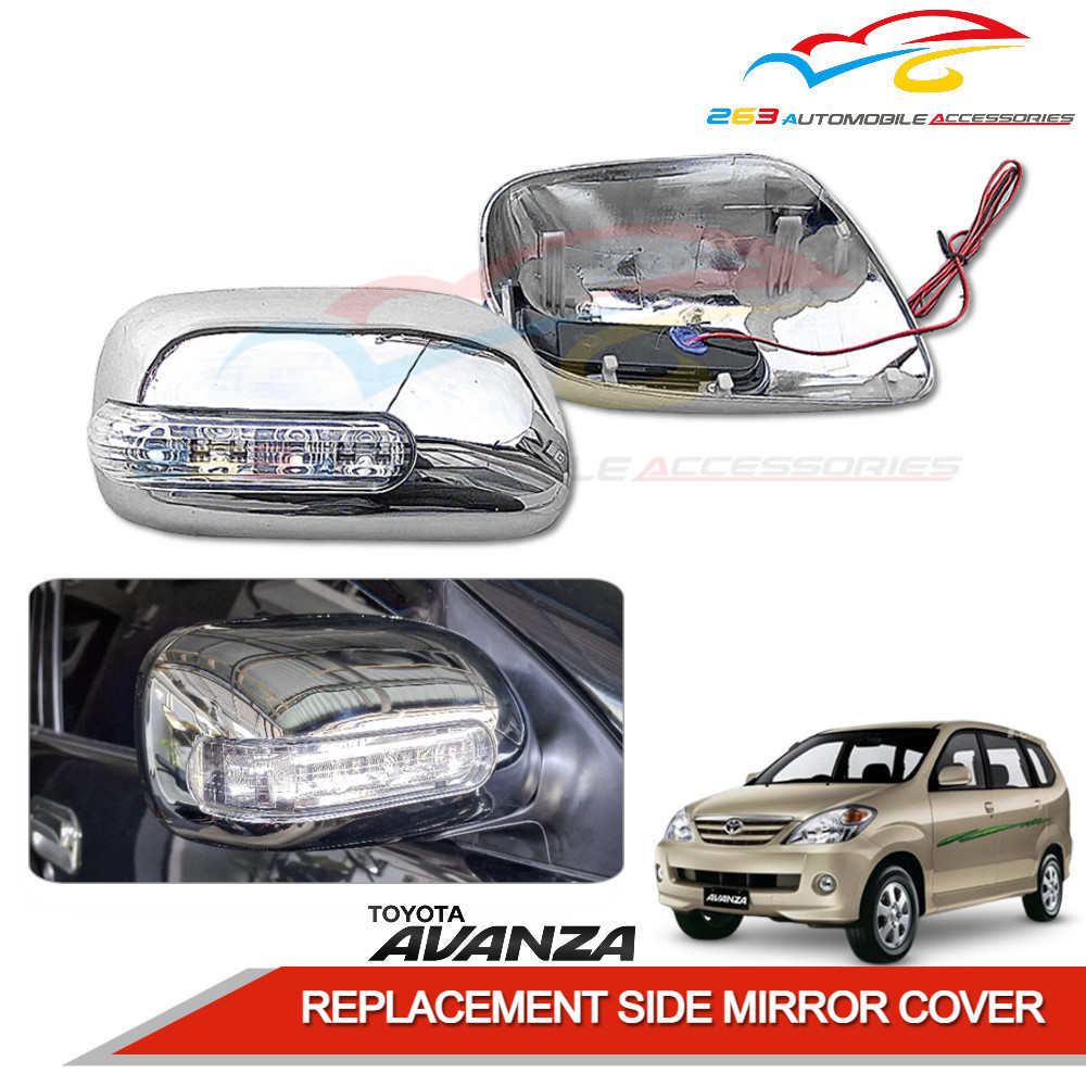 TOYOTA AVANZA 2006-2011 REPLACEMENT SIDE MIRROR COVER WITH LED SIGNAL ...