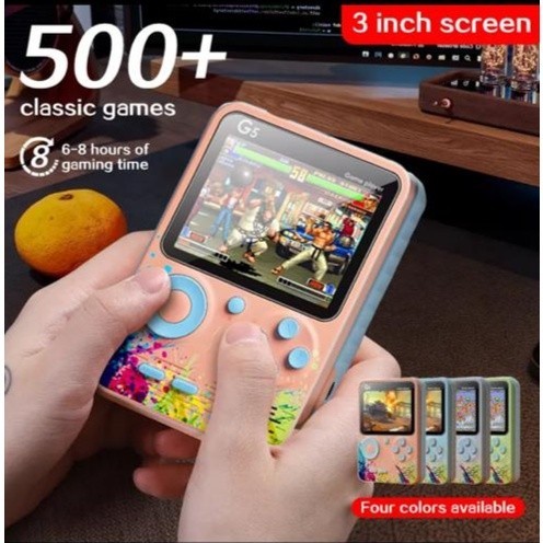 Mini 500 in 1 Game Console Retro FC Handheld Gameboy Mini Game Machine ...