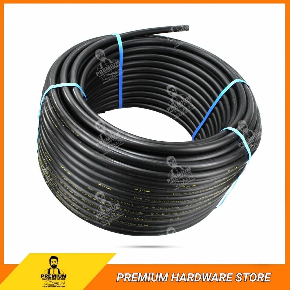 POLY PIPE (SIRIM) 20mm/25mm/32mm x 100meter Poly PP Polyethylene Black ...