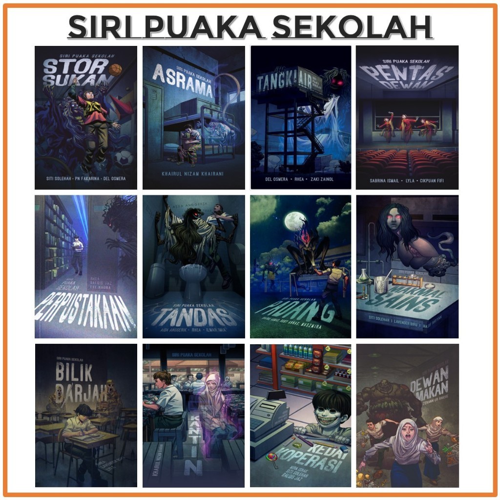 SIRI PUAKA SEKOLAH : STOR SUKAN, ASRAMA, TANGKI AIR, PENTAS DEWAN, PERPUSTAKAAN, TANDAS, PADANG ...