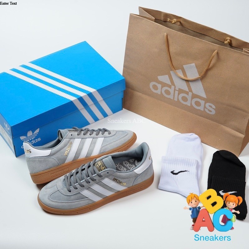 Adidas Spezial Handball Gray Gum ABC Sneakers | Shopee Malaysia
