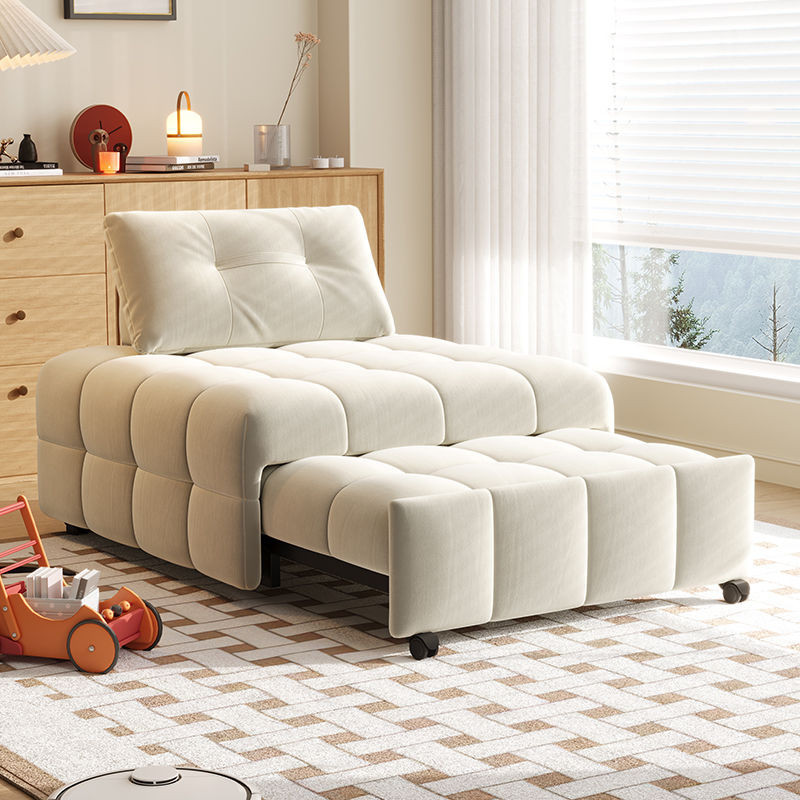 T21 Creative Sofa Cream Japanese Style Single Sofa Bed Small Apartment ...