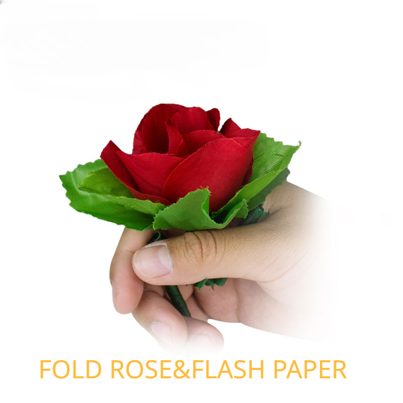 Folding Rose Appearing Magic Tricks Flower Disappear Suddenly Stage ...