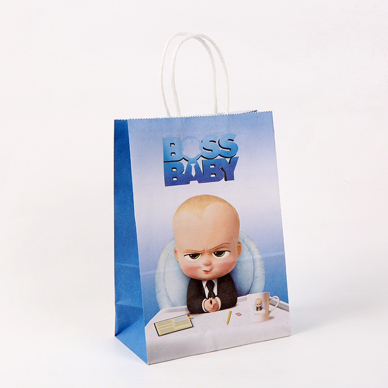12PCS Baby Boss Paper Bag Gift Bag Birthday Party Supplies Decoration ...