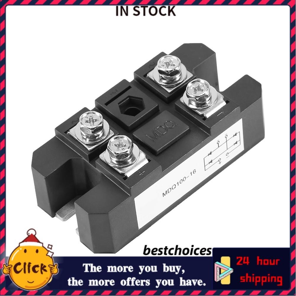 Bestchoices Single-phase Diode Bridge Rectifier 100A 1600V High Voltage ...