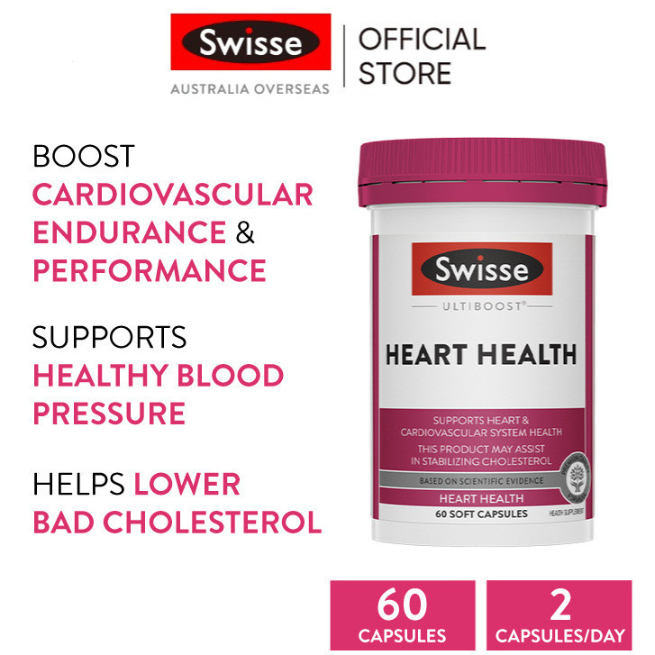 Swisse Ultiboost Heart Health 60 Soft Capsules (EXP:11 2024) | Shopee Malaysia