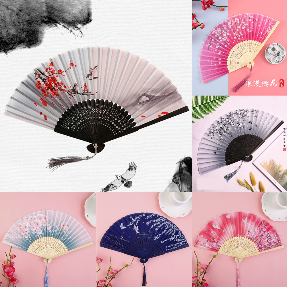 7-Inch Folding Fan Chinese Style Women's Japanese Style Small Fan ...