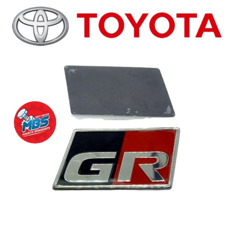 Original TOYOTA GR STICKER LOGO EMBLEM | Shopee Malaysia
