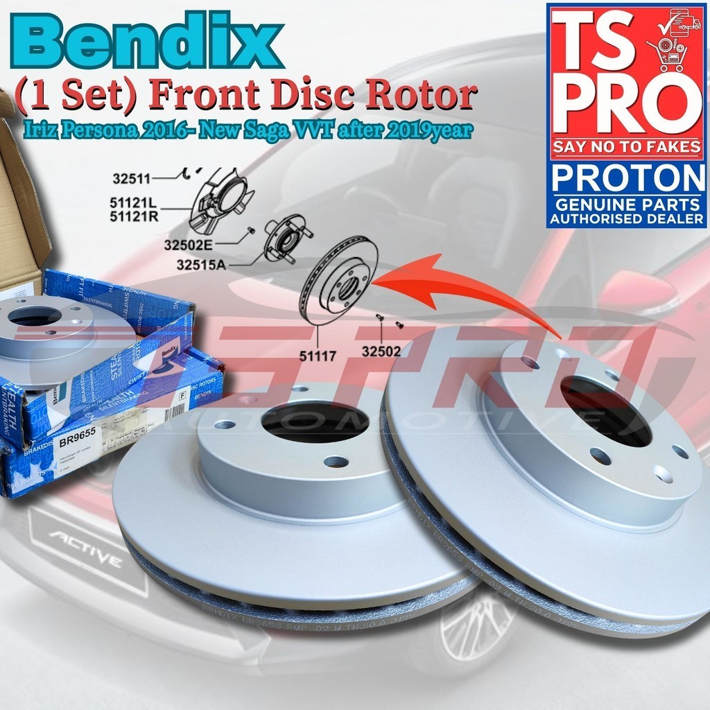 Proton Iriz Persona 2016- New Saga VVT after 2019year Bendix Genuine ...