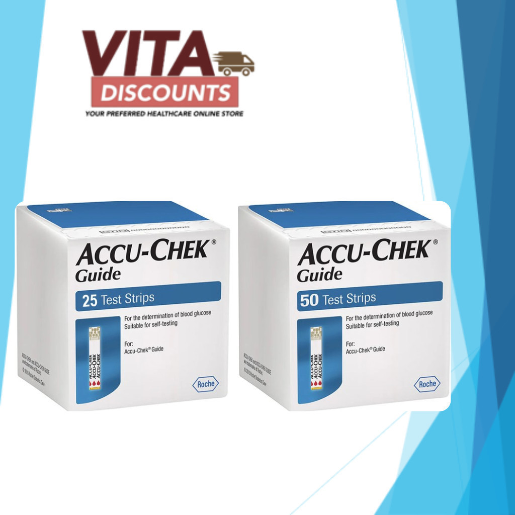 ACCU-CHEK TEST STRIPS GUIDE 25S / 50S EXP04/2026 | Shopee Malaysia