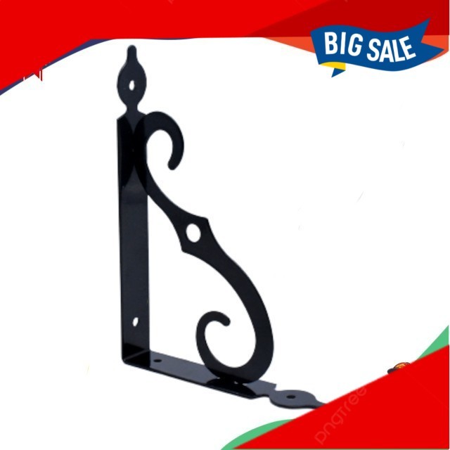 (1pcs) Besi Rak Dinding, Kaki Rack Dinding, Besi Rack, Rack Bracket ...