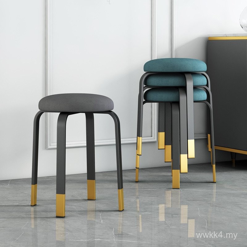 Italian Light Luxury Stool Household Small Round Stool Influencer ...