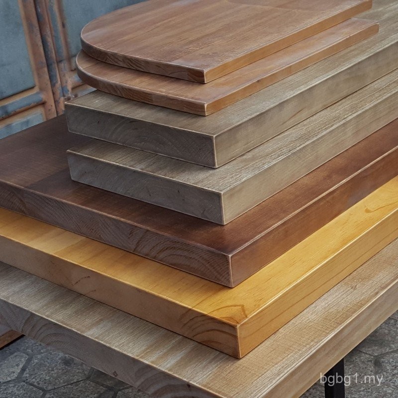 9u Pure Solid Wood Bar Board Countertop Dining Tabletop Large Wooden ...